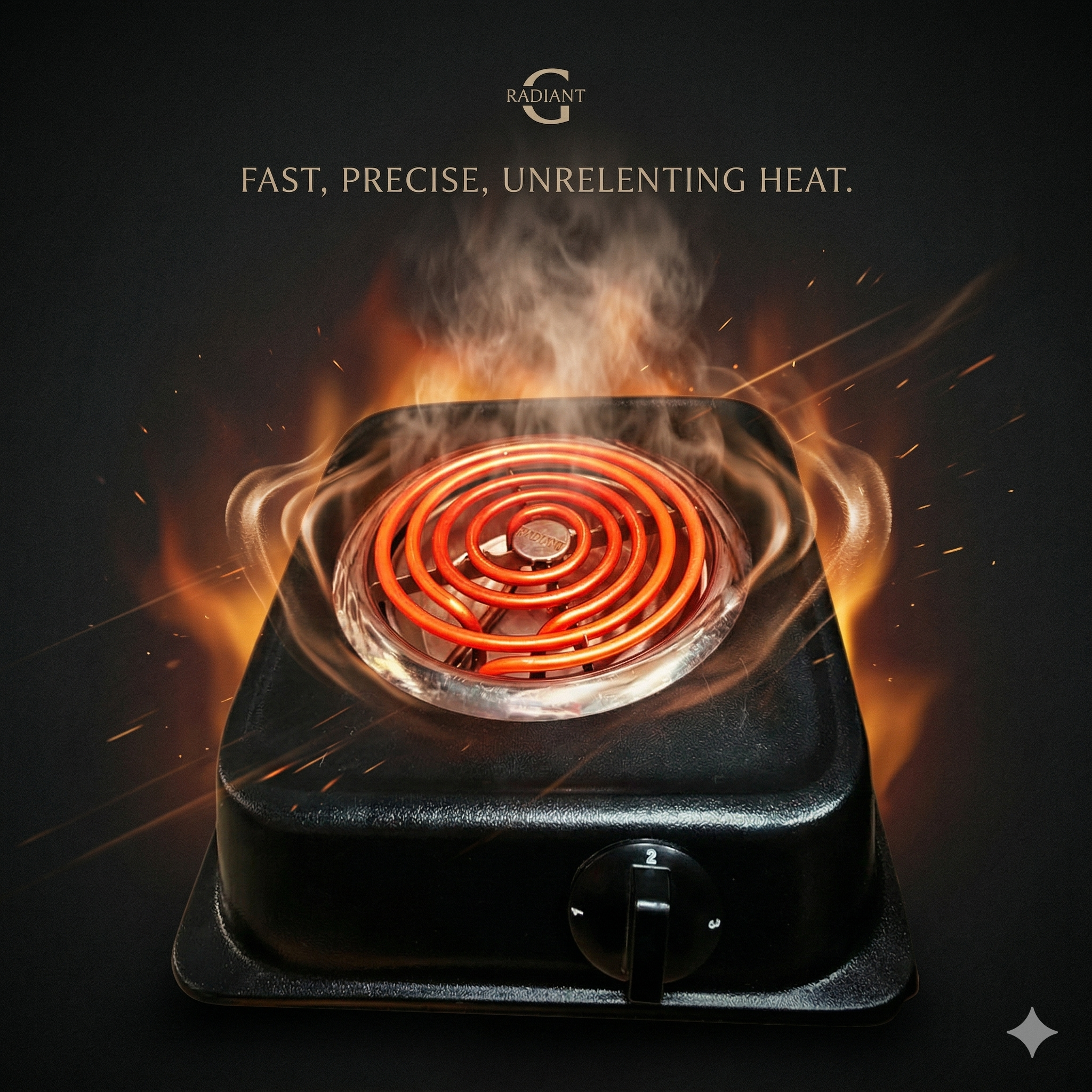 1250W G Coil Radiant Cooker Hot Plate – Faritha