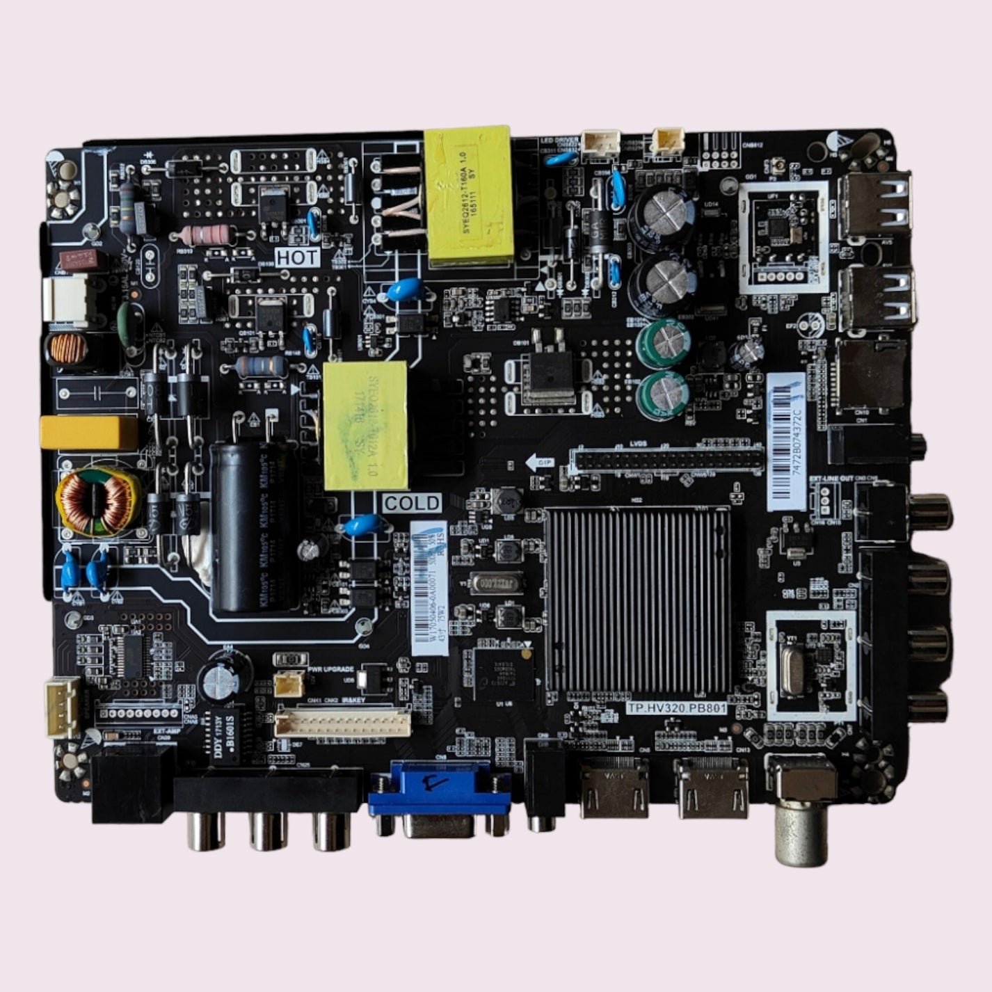 Universal Android TV Board TP.HV320.PB801 | 32–45" TVs – Faritha